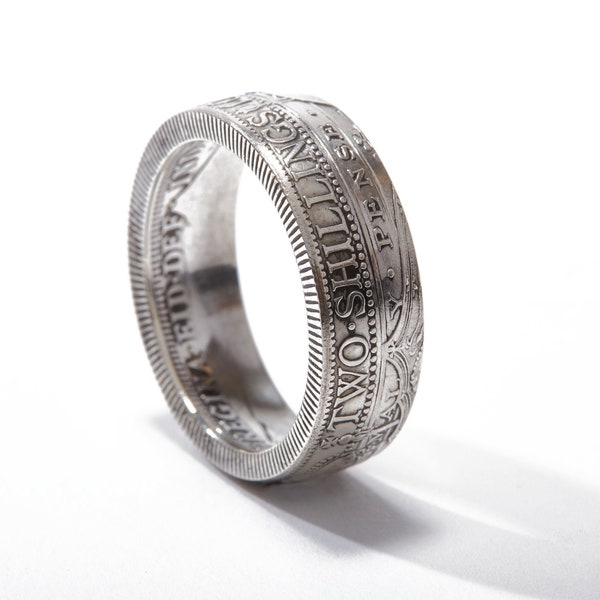 Silver Coin Ring - Etsy