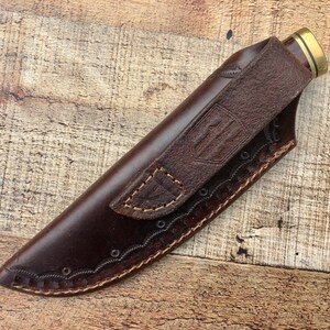 Leather Knife Sheath for Buck 192 Vanguard or Similar Knife 2B - Etsy