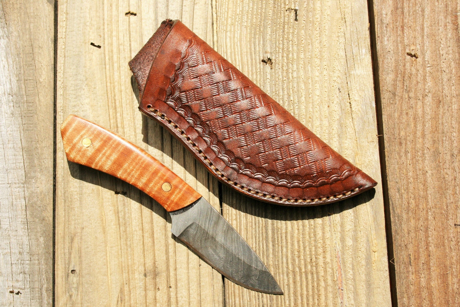 Leather Knife Sheath Small A3c - Etsy