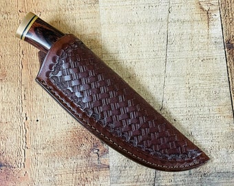 Leather Knife Sheath for Buck 192 Vanguard or Similar Knife 2B - Etsy