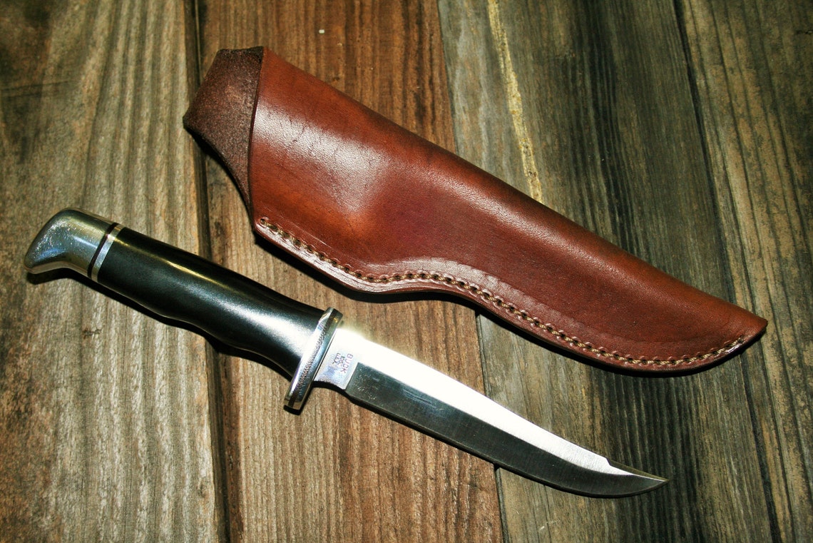 Leather Knife Sheath Buck 105 - Etsy