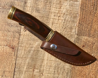 Leather Knife Sheath for Buck 192 Vanguard or Similar Knife 2E | Etsy
