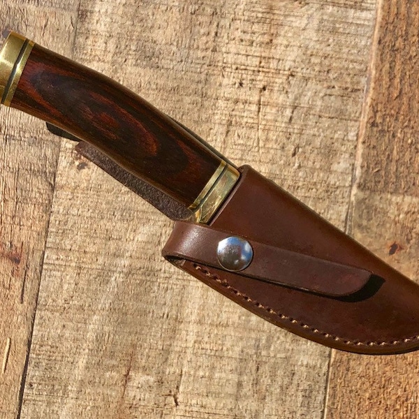 Buck Selkirk Leather Sheath - Etsy