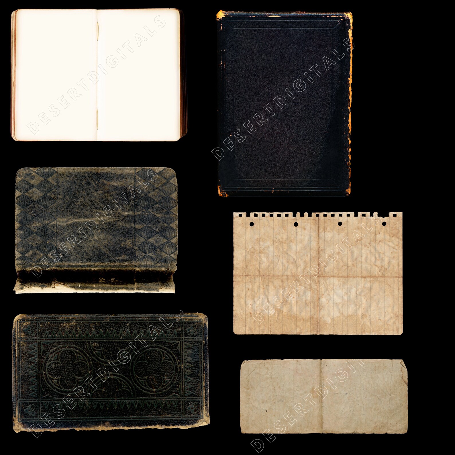Vintage Paper Collection, Book Covers, Ephemera Scraps - 21 Pieces ...