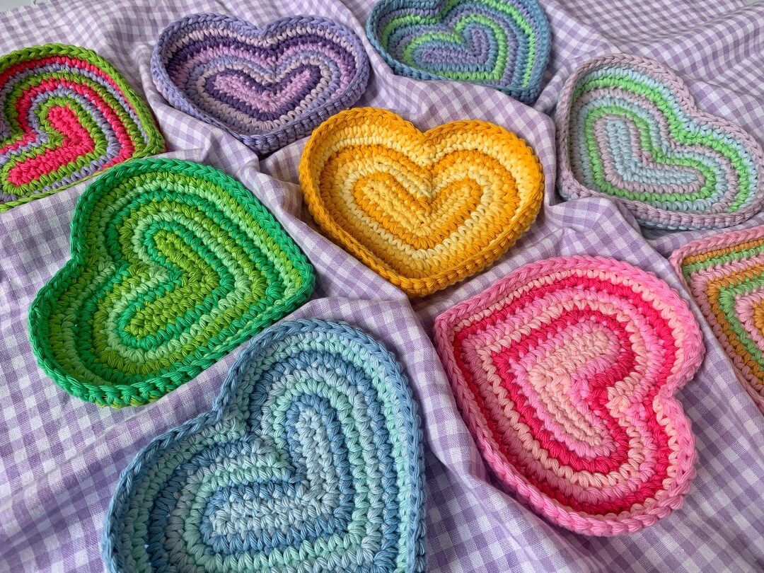 Crochet Trinket Dish, Y2K Home Decor, Pastel Decor, 2000s, Crochet ...