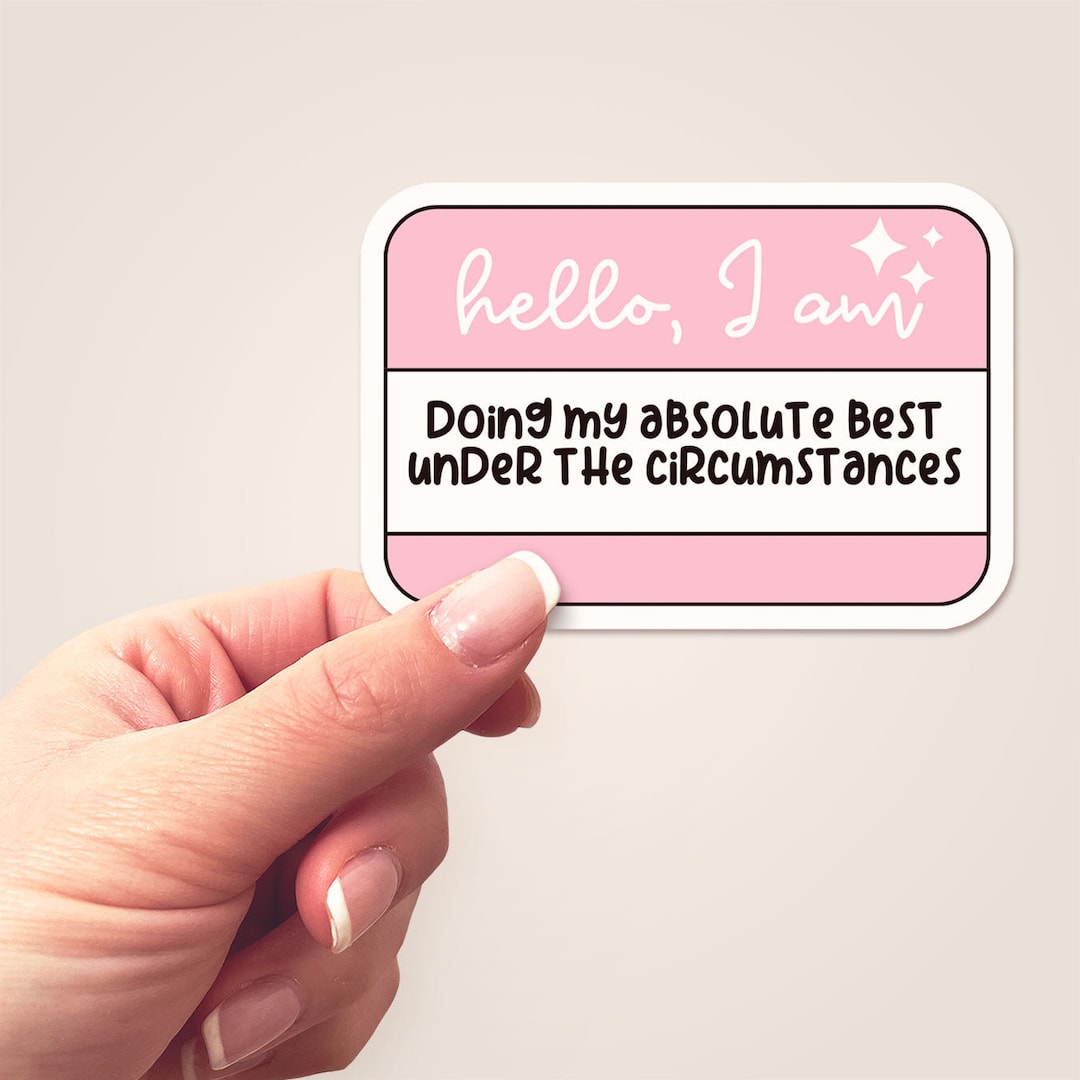Hello I Am… Sticker - Etsy