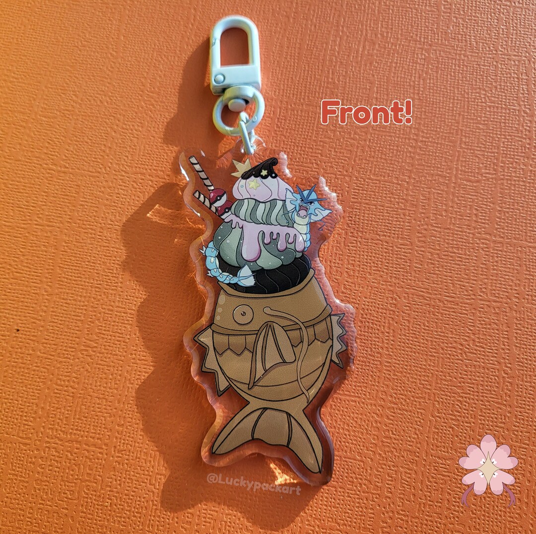 Magikarp Taiyaki Ice Cream Acrylic Charm Keychain - Etsy