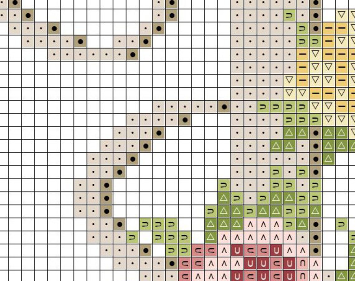 Cross Stitch Pattern Letter r Counted Cross | Etsy