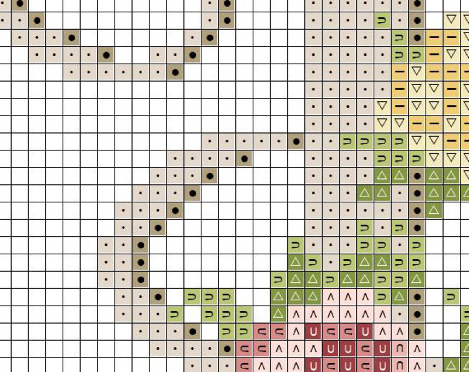 Cross Stitch Pattern Letter r Counted Cross | Etsy