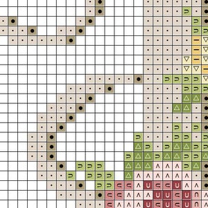 Cross Stitch Pattern Letter r Counted Cross | Etsy