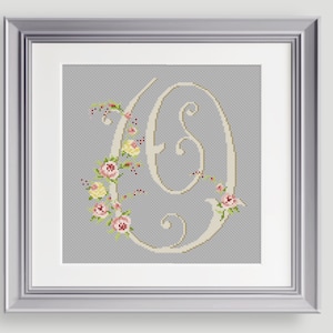 Letter "o" Cross Stitch Pattern - Counted Cross Stitch Pattern ...