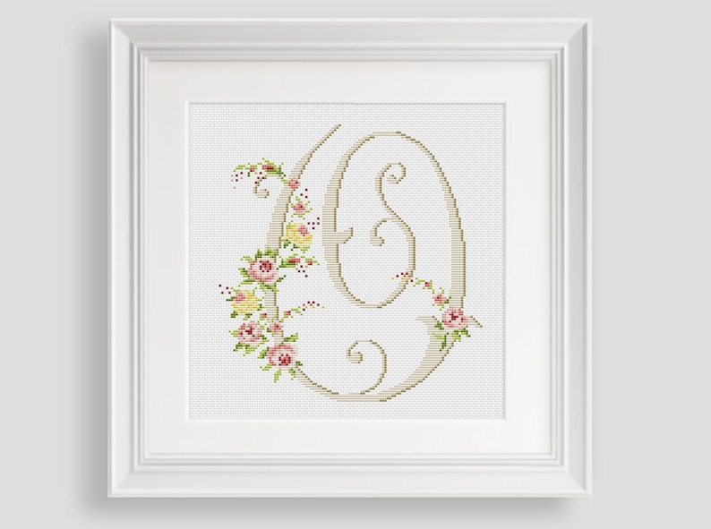 Letter "o" Cross Stitch Pattern - Counted Cross Stitch Pattern ...