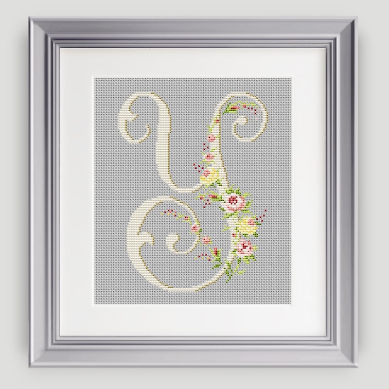 Monogram Letter Y - Etsy