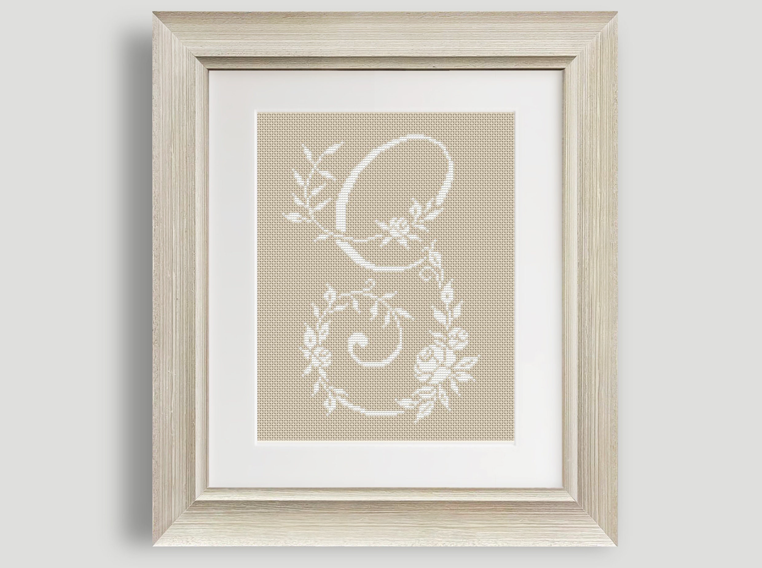 Letter G Cross Stitch Pattern Personalized Cross Stitch - Etsy