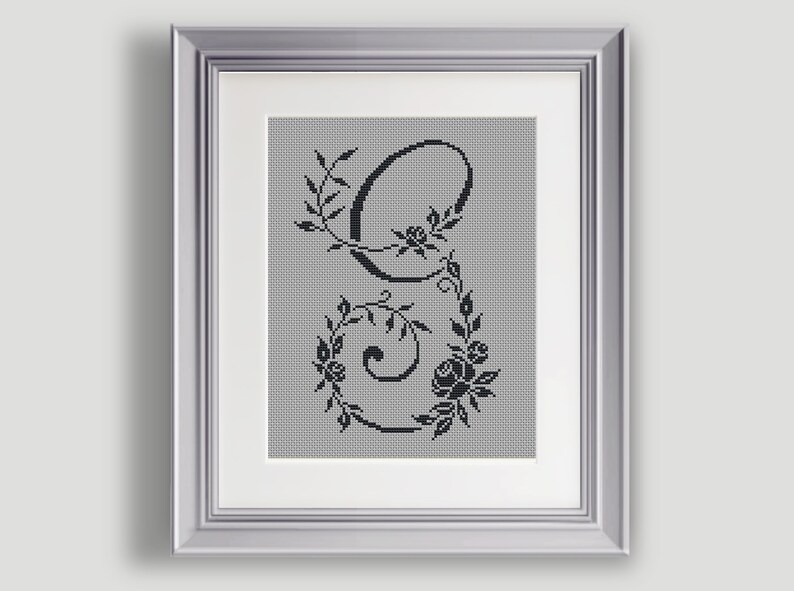 Letter G Cross Stitch Pattern Personalized Cross Stitch - Etsy