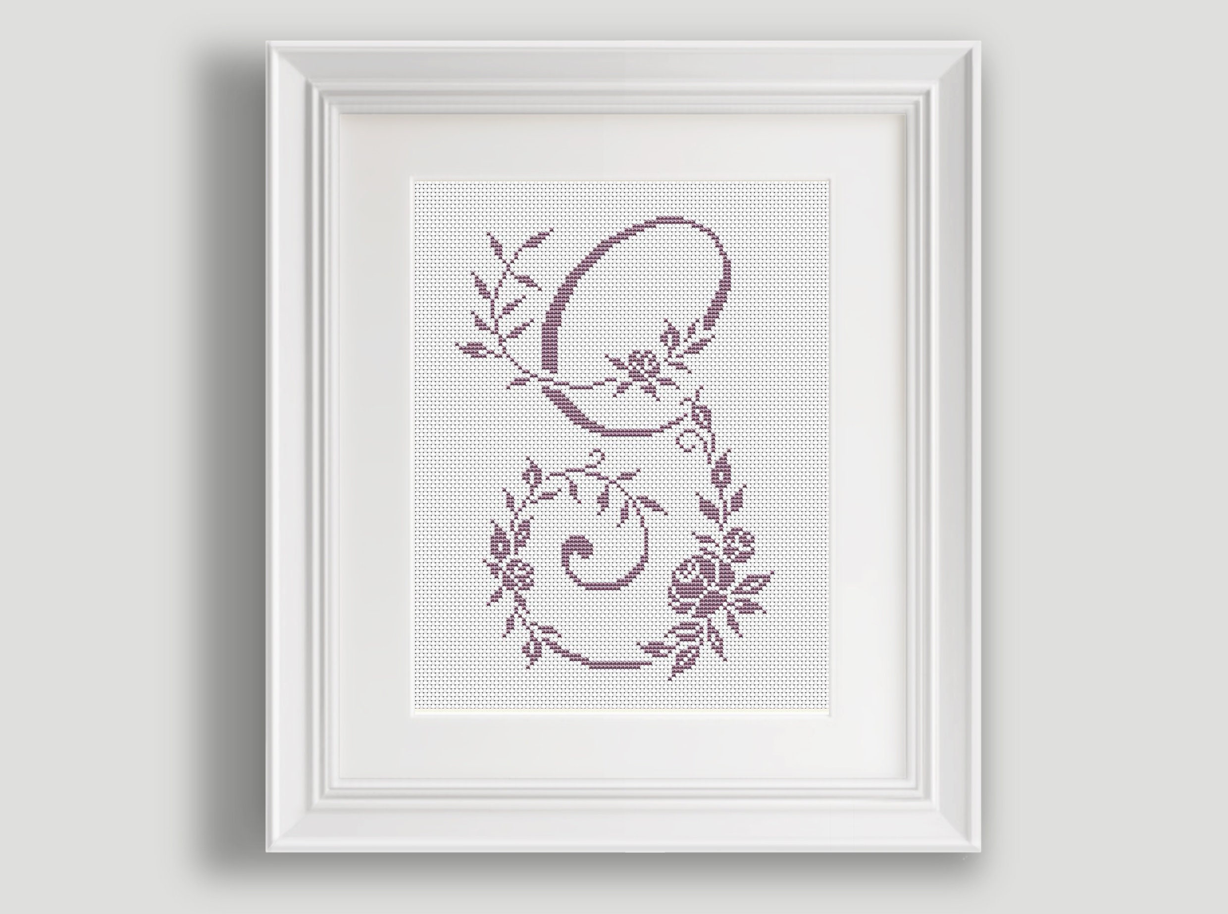 Letter G Cross Stitch Pattern Personalized Cross Stitch - Etsy