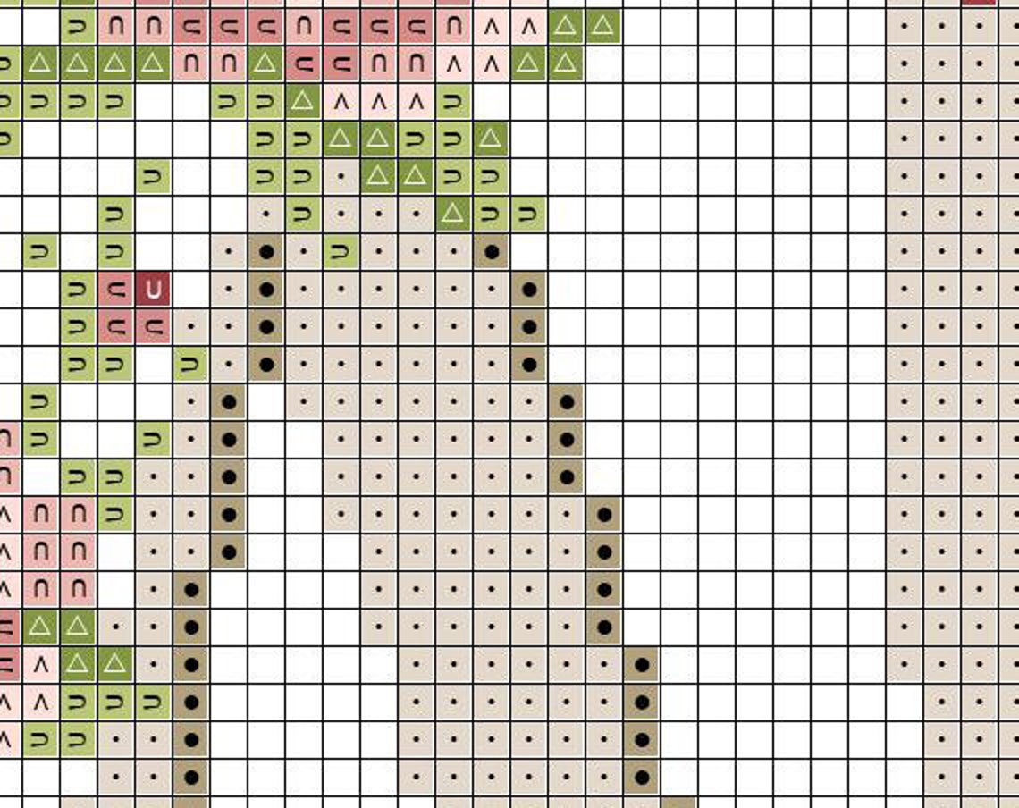 Letter m Cross Stitch Pattern Personalized - Etsy