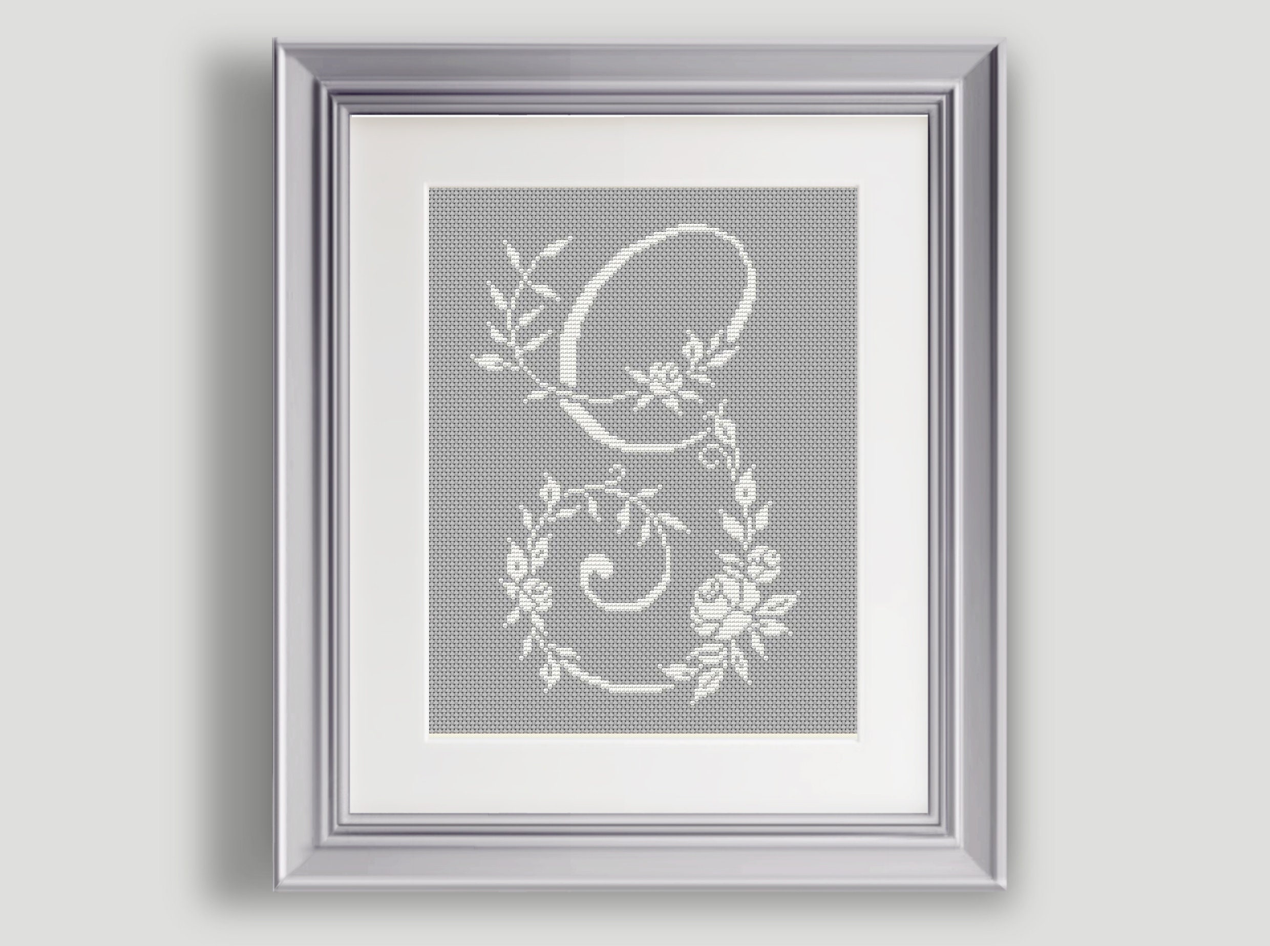 Letter G Cross Stitch Pattern Personalized Cross Stitch - Etsy