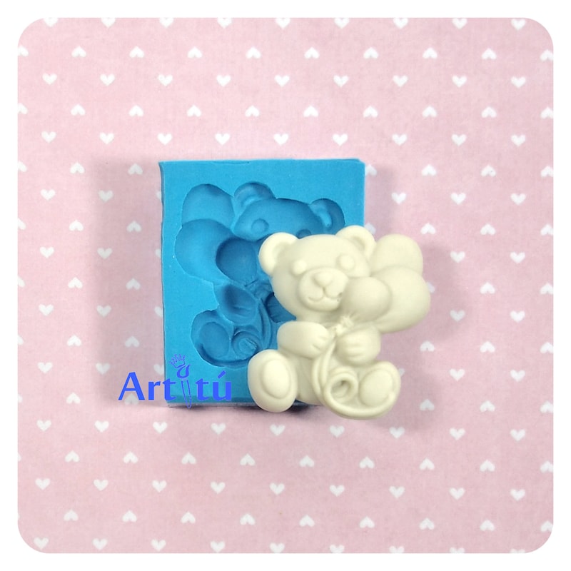 3d Bear Silicone Molds - Etsy