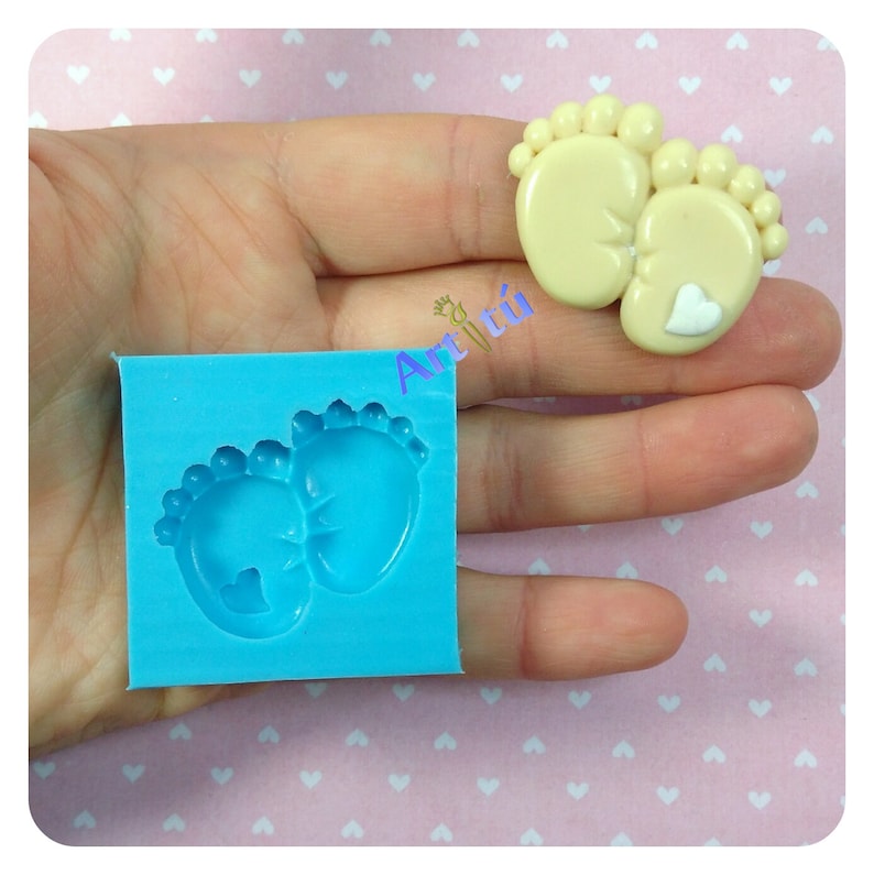 Baby feet mold silicone mold for resin mold for plaster mold | Etsy