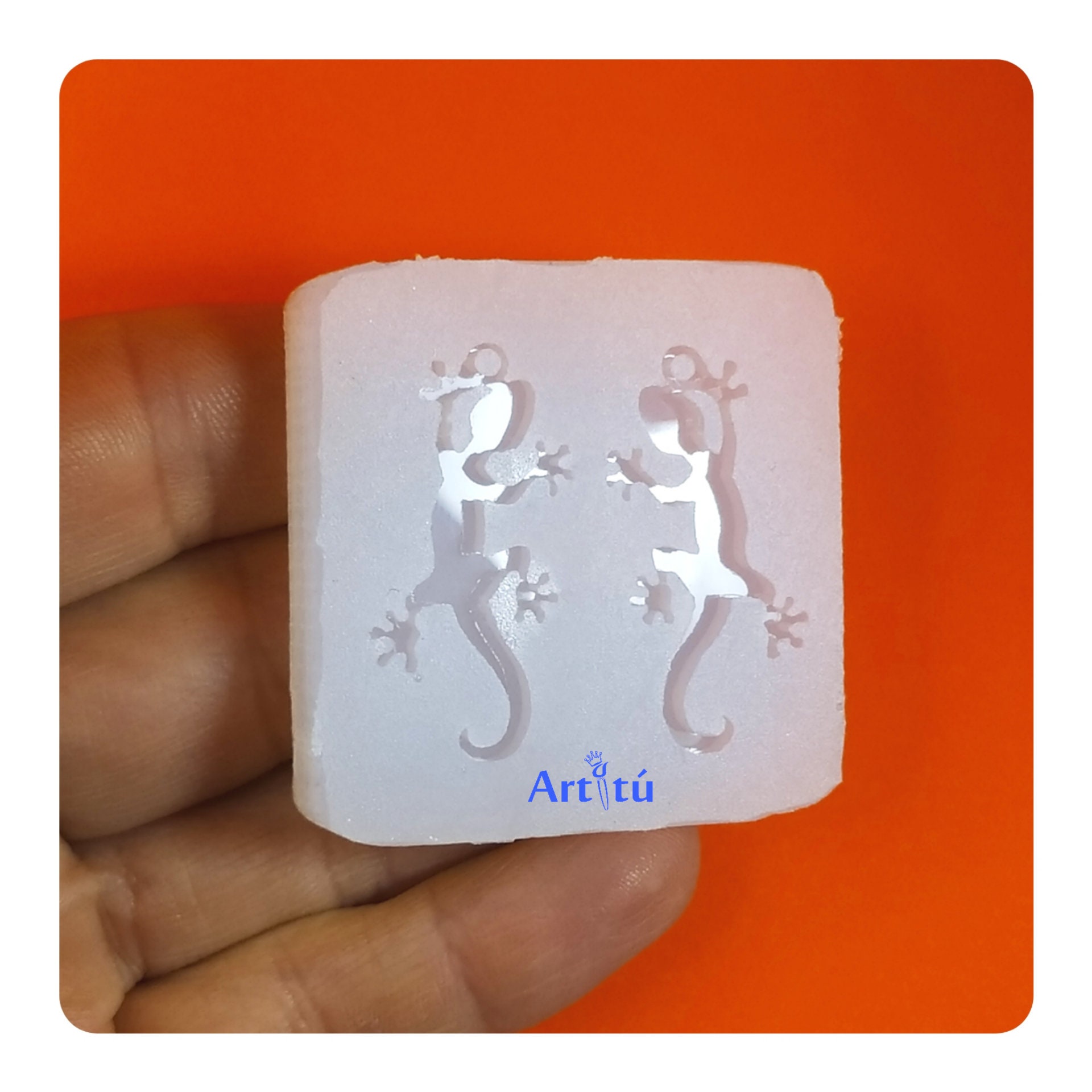 Tiny Lizard Earring Mold Lizard Silicone Mold for Resin - Etsy UK