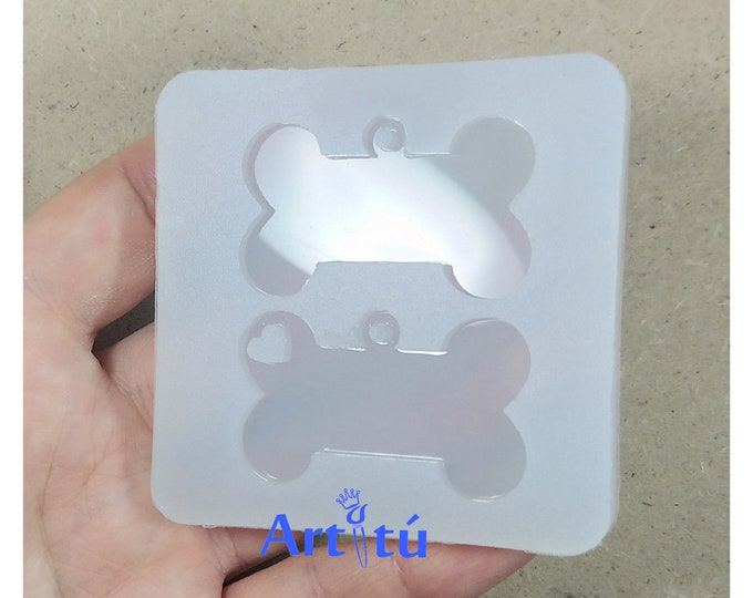 Dog Tag Mold Mold Pet Bone Mold Resin Mold Silicone Mold - Etsy