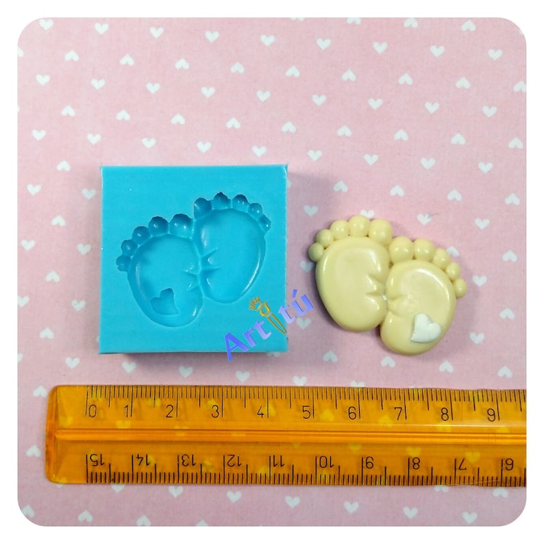 Baby feet mold silicone mold for resin mold for plaster mold | Etsy