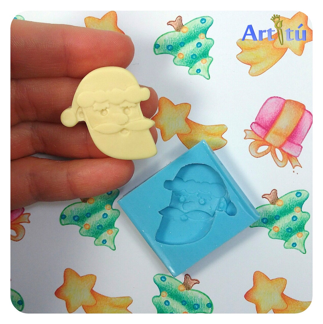Santa Silicone Mold Christmas Mold Santa Claus Mold for Resin - Etsy