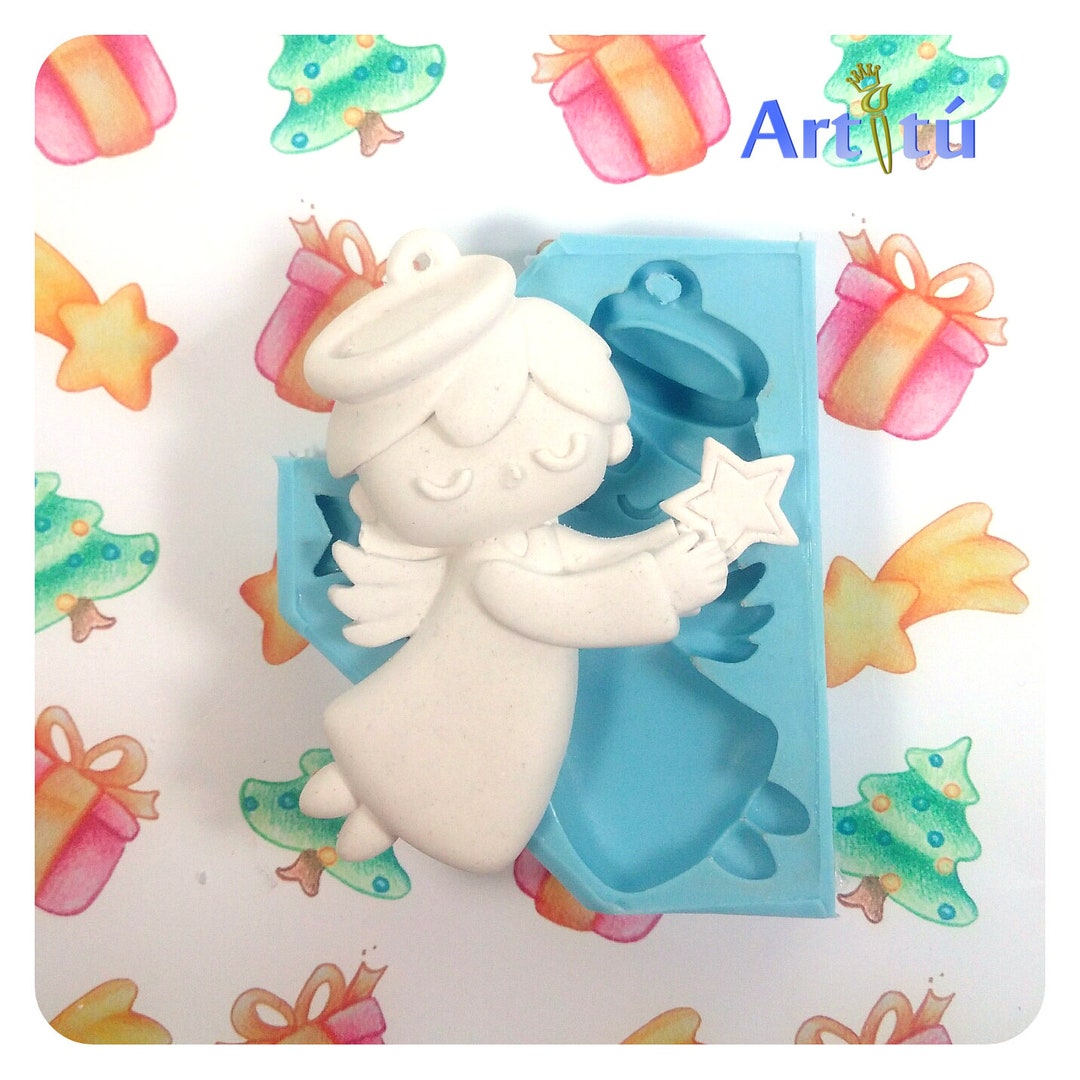Angel Silicone Mold Christmas Molds Diy Christmas Ornaments - Etsy