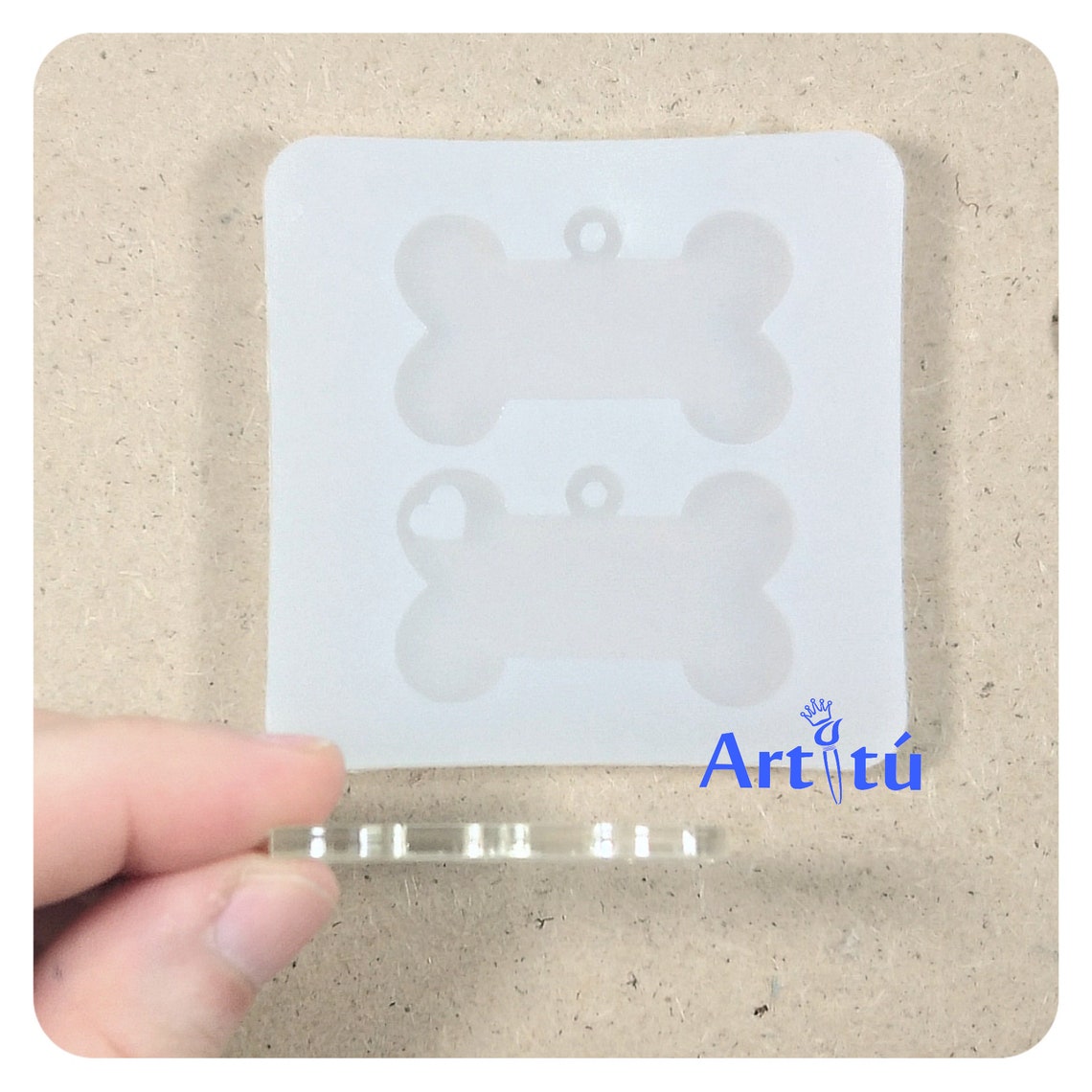 Dog tag mold mold pet bone mold resin mold silicone mold | Etsy