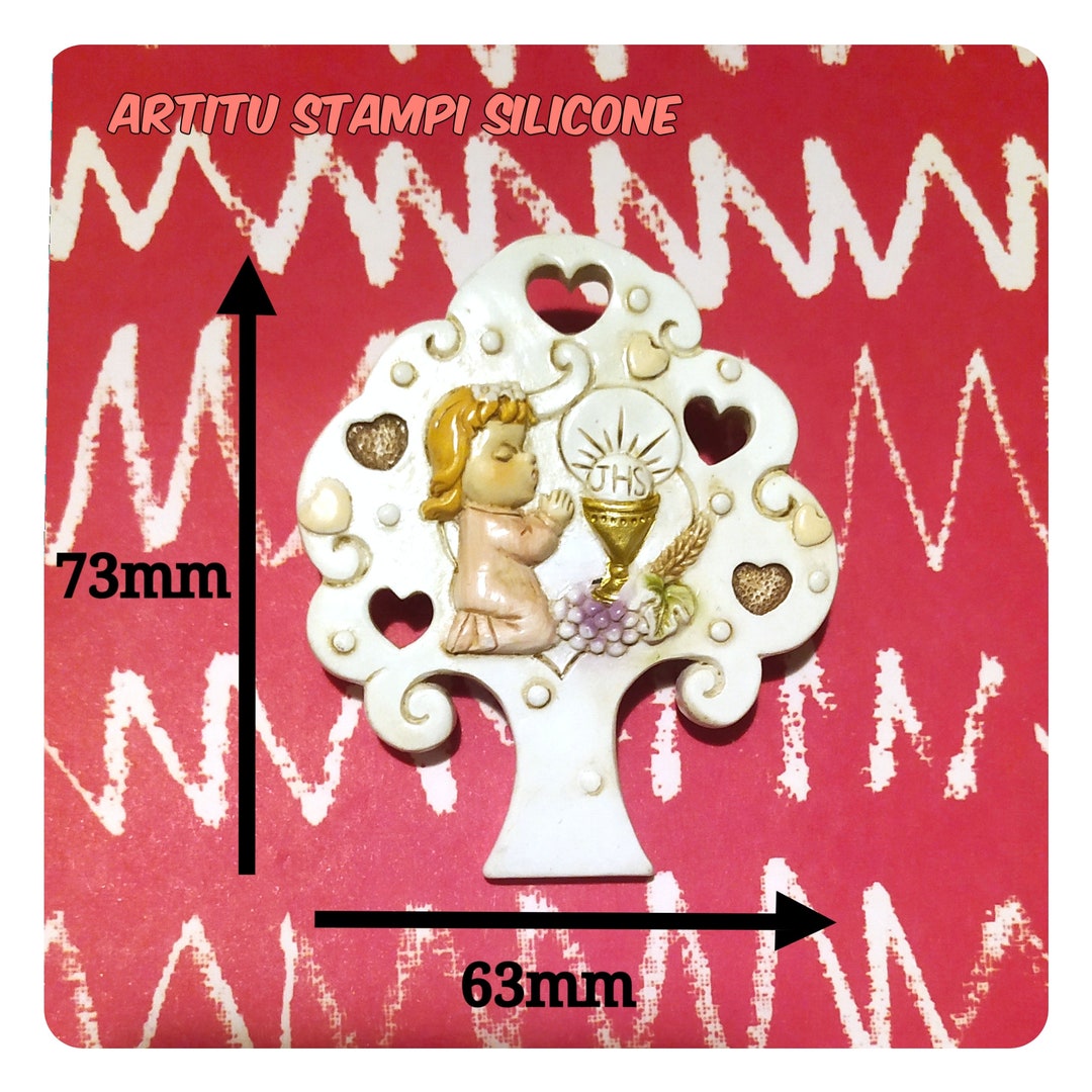 Silicone Communion Mold, Tree of Life Mold, First Communion Mold, Holy ...