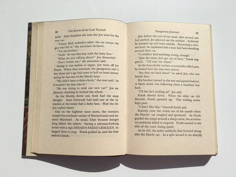 Secret of the Lost Tunnel/ Hardy Boys/ Happytown Square - Etsy