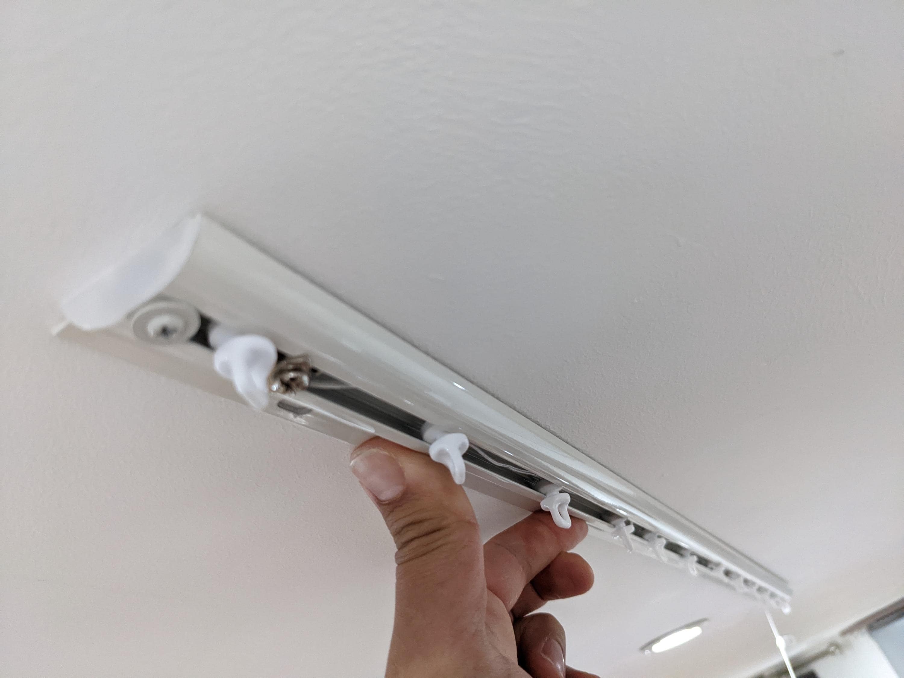 Discreet Wave Curtain Track - Thin Hidden Rail - Complete Set - 8mm ...