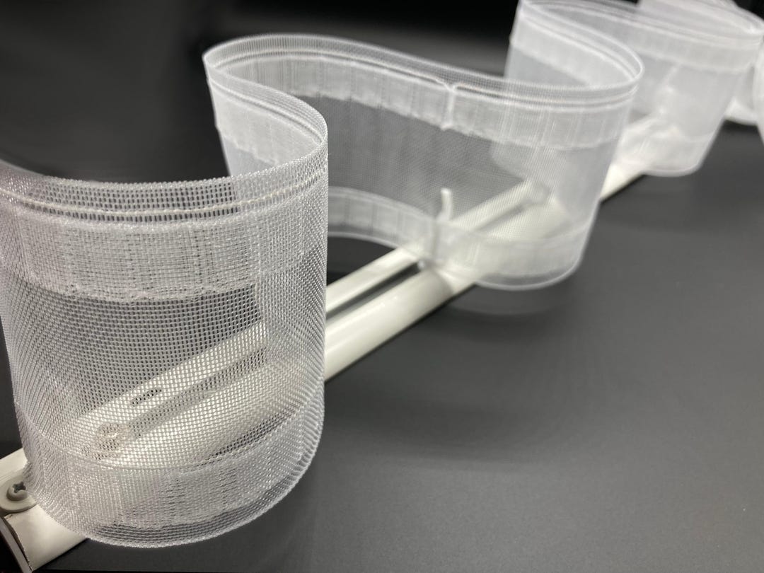 Discreet Wave Curtain Track - Thin Hidden Rail - Complete Set - 8mm ...