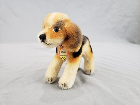 Vintage Steiff Biggie Beagle Mohair Plush 10 cm No Ear Tag | Etsy