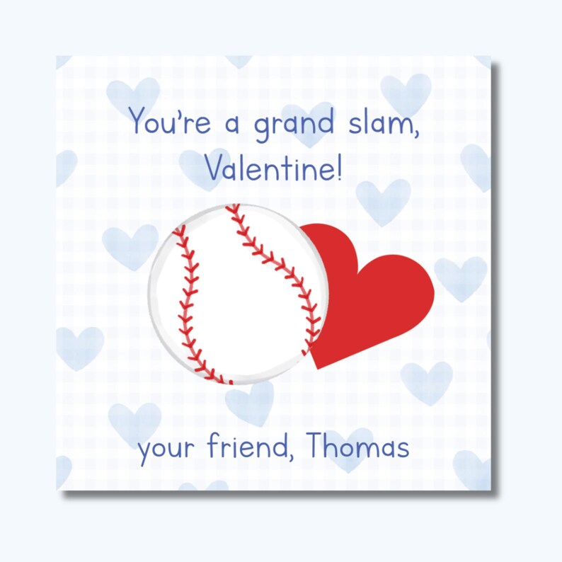 Editable Baseball Valentine Cards for Kids | Sports Classroom ...