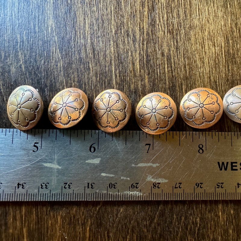 Copper Buttons - Etsy