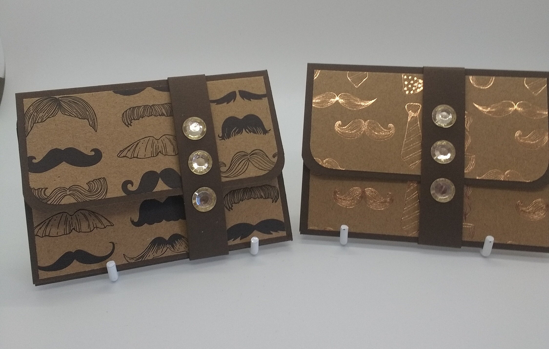 Pack of 2 handmade gift card holders for men gift card | Etsy