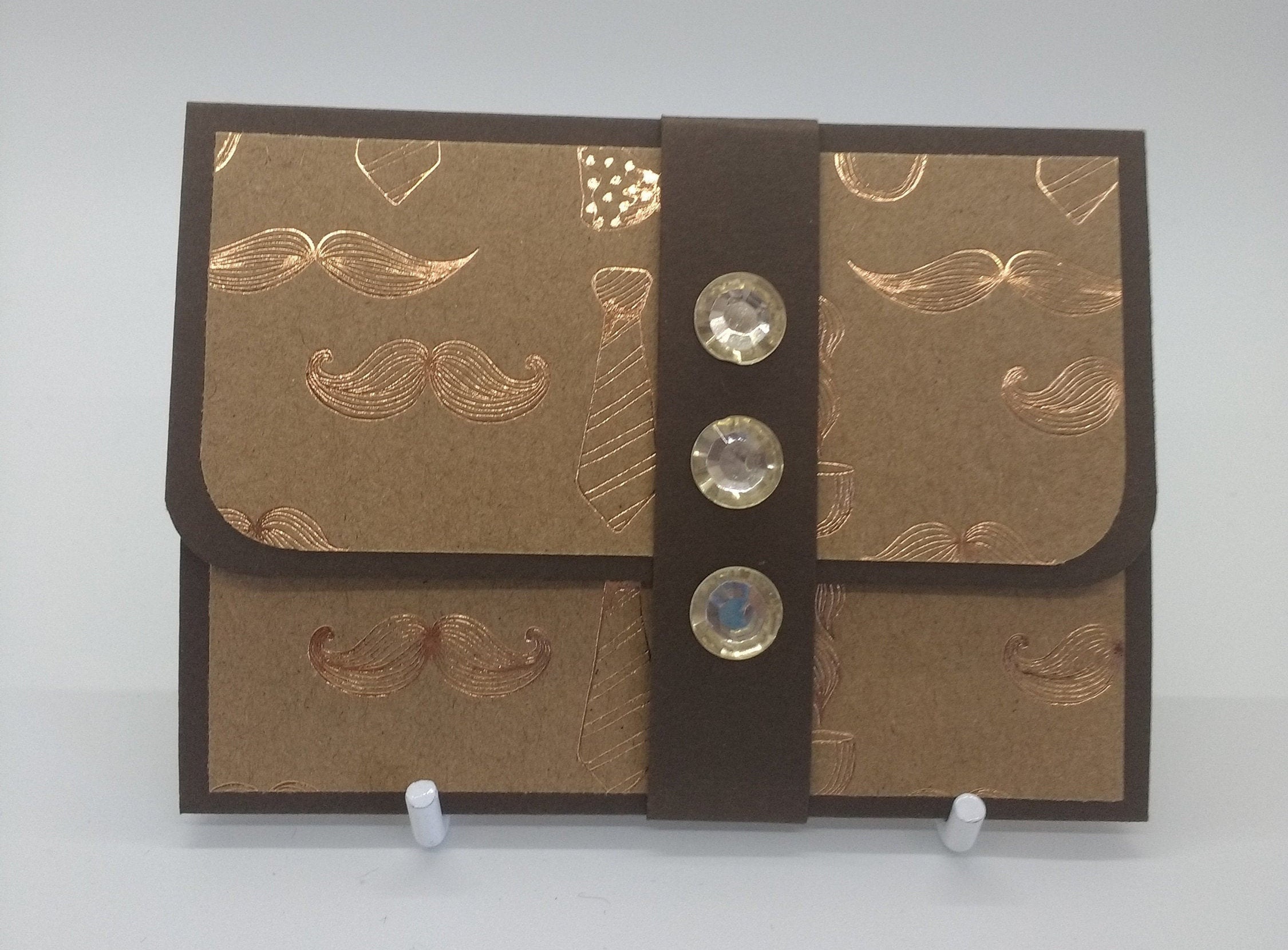 Pack of 2 handmade gift card holders for men gift card | Etsy