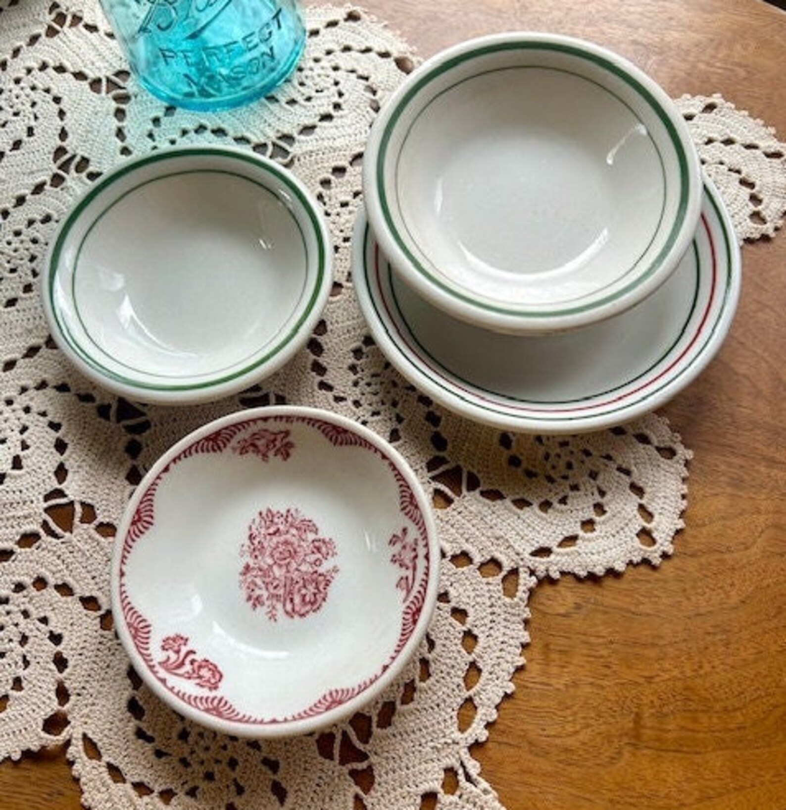 Vintage Dip Dishes Olive Oil Balsamic Bowls Decanter Fall is in the Air ...