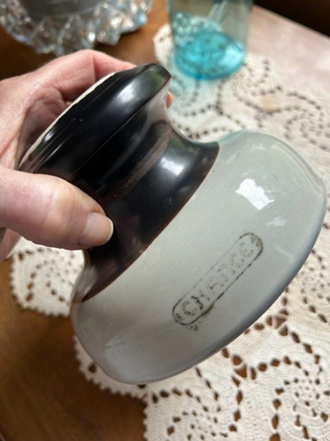 Vintage Ceramic Insulator Porcelain Chance Power Line Collector's ...