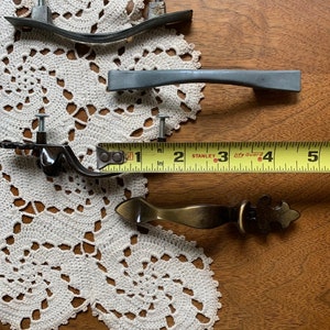 Vintage Hardware Knobs PAIR of Funky Drawer Pulls Shabby Chic Cabinet ...