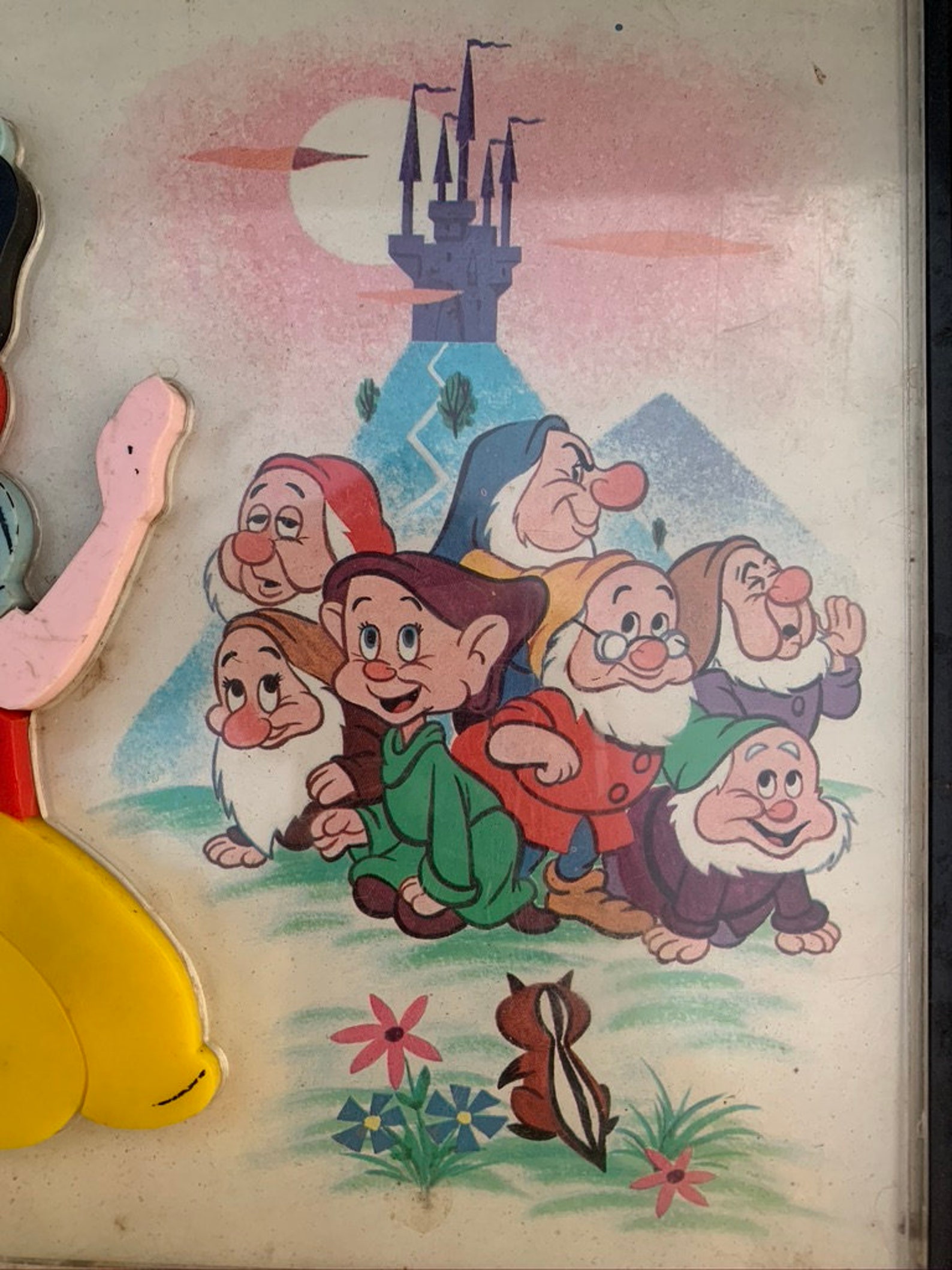 Vintage Snow White Puzzle Antique Walt Disney Frame Snow White - Etsy
