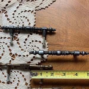 Vintage Hardware Knobs PAIR of Funky Drawer Pulls Shabby Chic Cabinet ...