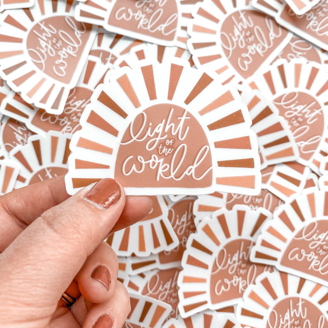 Light of the World Clear Vinyl Semi-permanent Sticker | Etsy