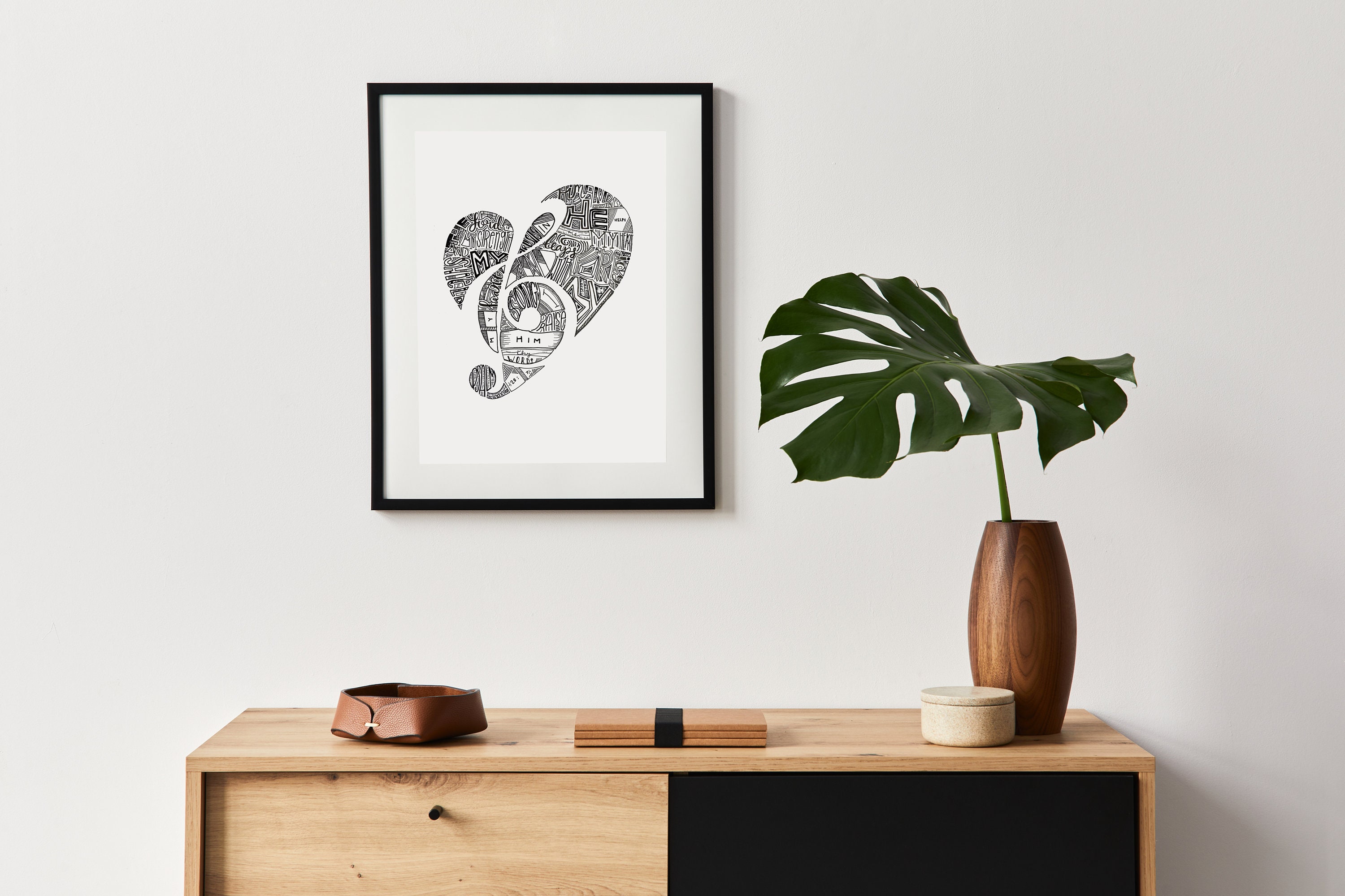 Digital Download Printable Psalm 28:7 Bible Home Decor - Etsy