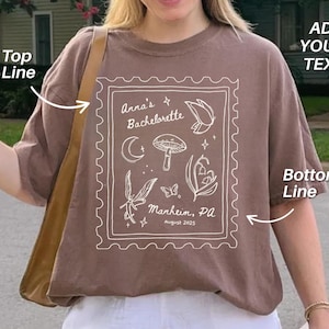 Custom Fairycore Bachelorette Shirt Personalized Fairy Hand Drawn ...