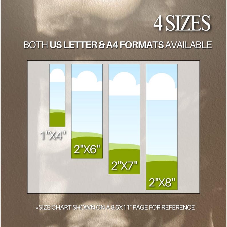 Bookmark Template Bundle Drag and Drop Canva Editable Template PNG ...