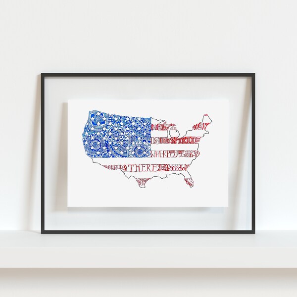 American Flag Scripture - Etsy