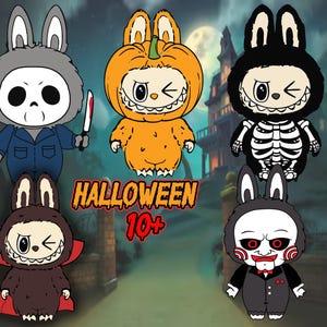 Labubu Horror 10+ PNG Images, Bundle of Labubu Vector Digital File for ...